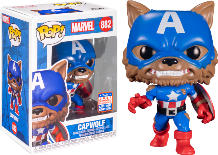 SDCC2021 POP Marvel : MARVEL: YOTS- CAPWOLF – Play House: The Best Toy ...